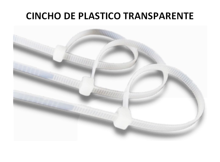 CINCHO DE PLASTICO TRANSPARENTE – DFR